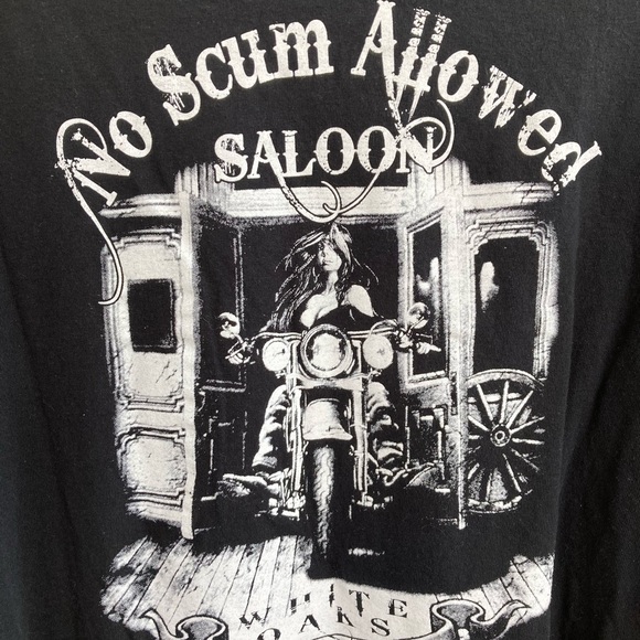Gildan | Shirts | No Scum Allowed Saloon White Oaks Nm Tee Shirt | Poshmark